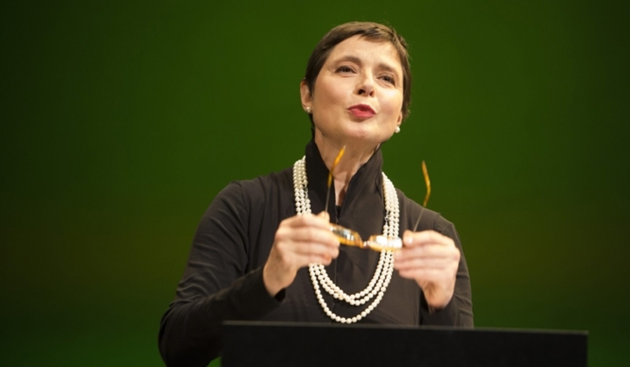 Isabella Rossellini Green Porno Live On Stage Kampnagel